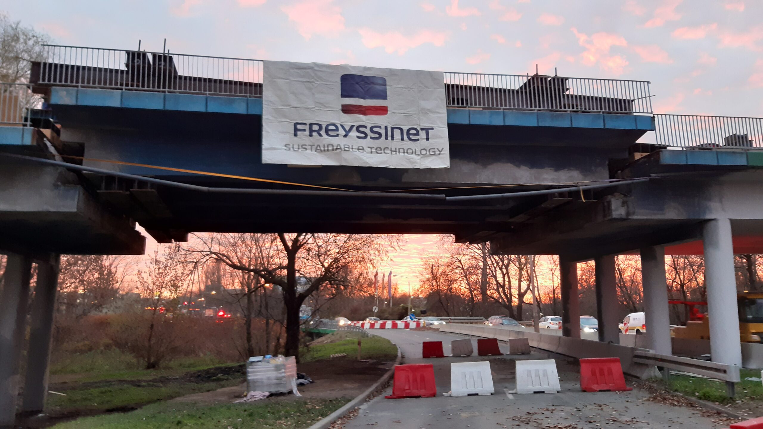 Remont wiaduktu w Pruszkowie - Freyssinet Polska Sp. z o.o